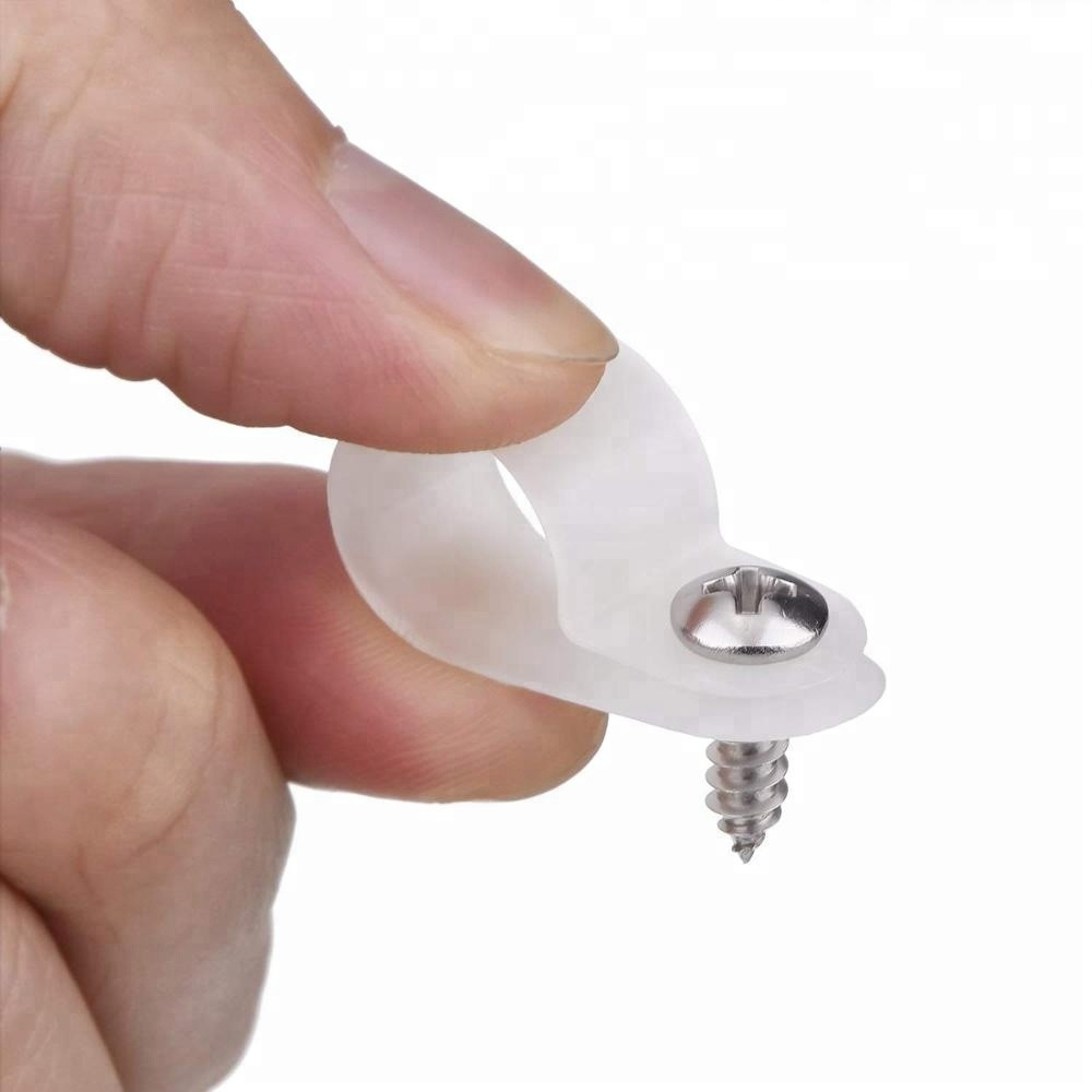 R Type Nylon Plastic Cable Tie Accessories Screw Mounting Cable ...