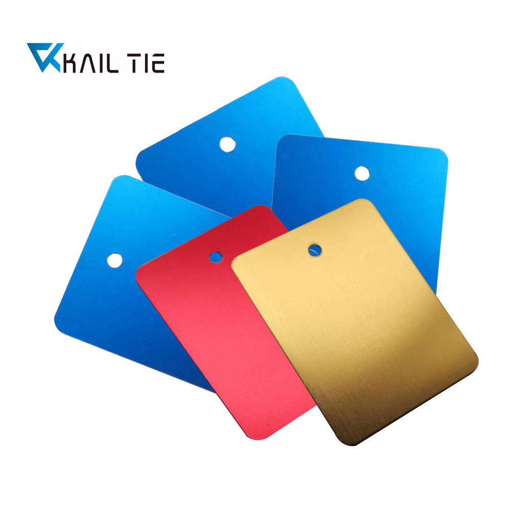 OEM Aluminum Name Plate 73*38*0.5mm Identification Color Name Tags For ...