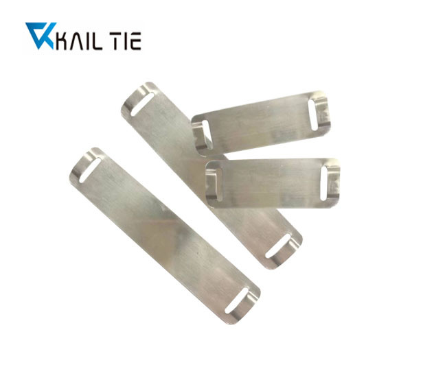 SS304 SS Cable Tag Plate 89mm X 19mm X 0.4mm Nature Engraving Cable ...