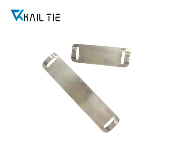 SS304 SS Cable Tag Plate 89mm X 19mm X 0.4mm Nature Engraving Cable ...